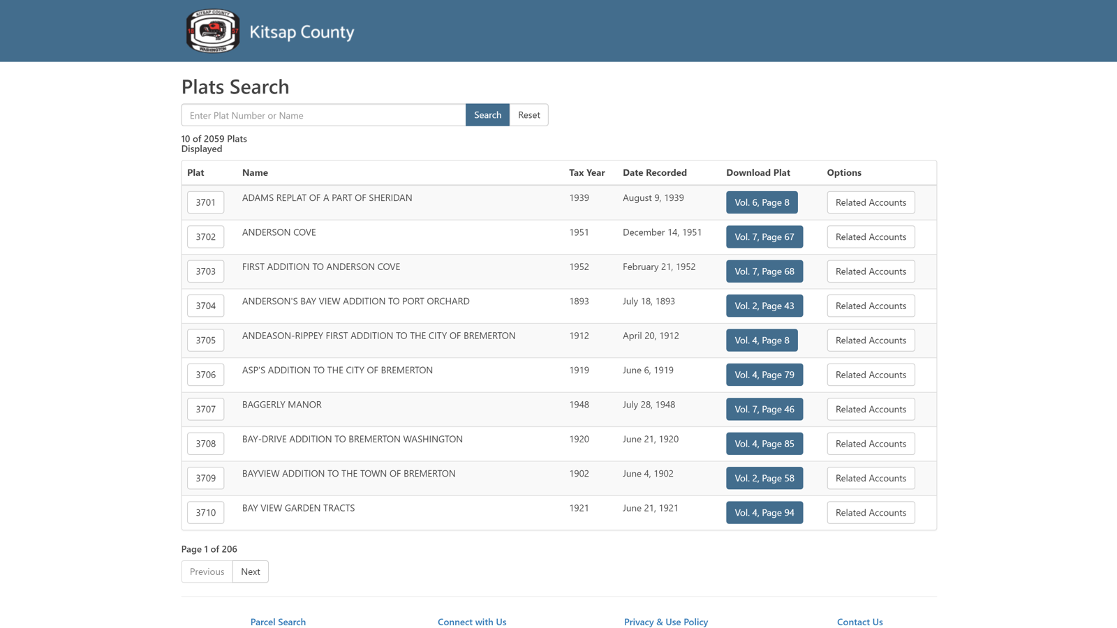Plats Search - BuiltWithDot.Net